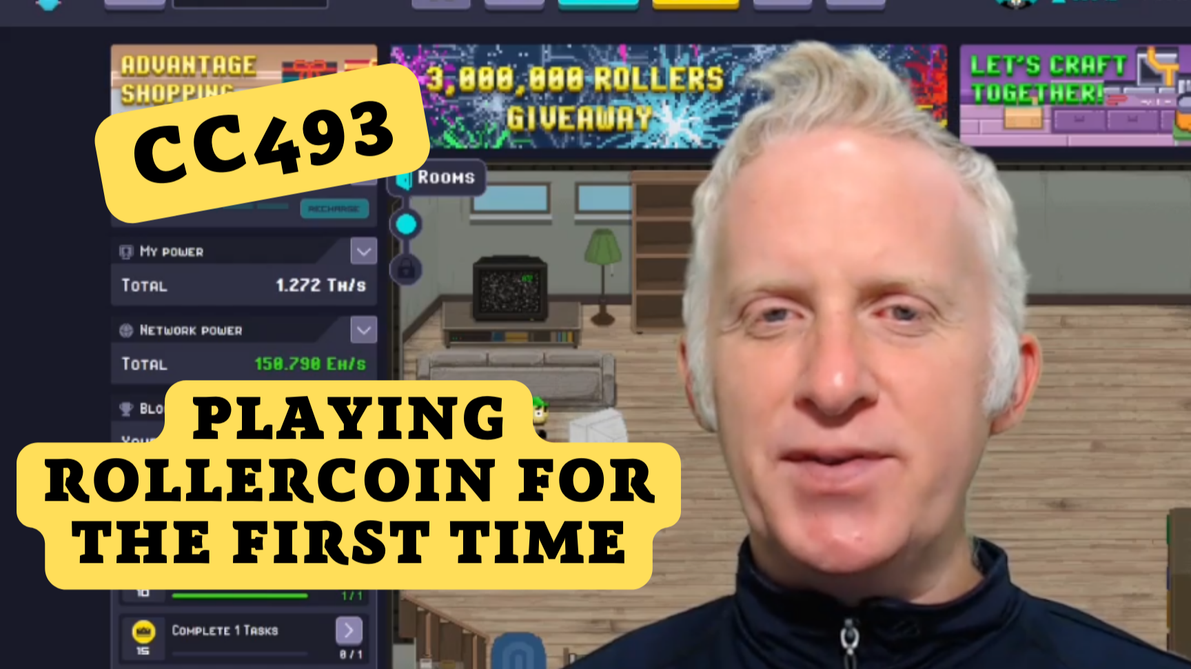 CC493 - Playing Rollercoin for the First Time