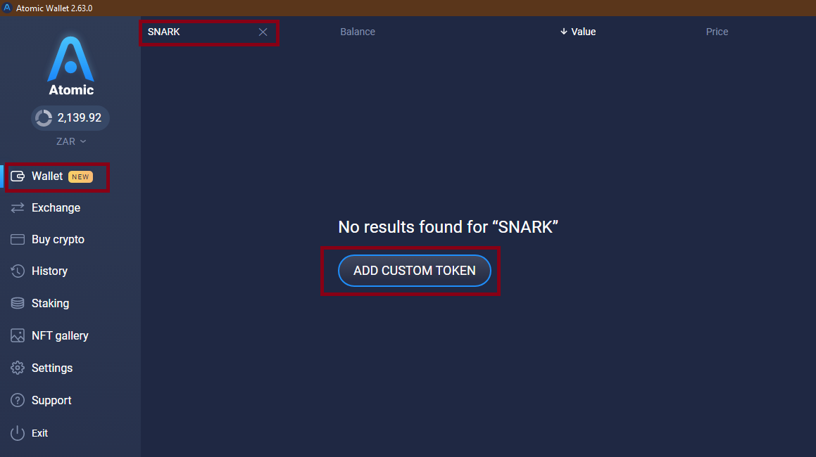 How to Add a Custom ERC-20 Token, Such as SPOT, to Your Atomic Wallet