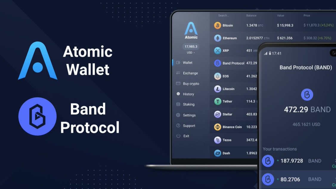 Atomic Wallet support BAND Protocol mainnet with BAND token and staking in the wallet 🔥