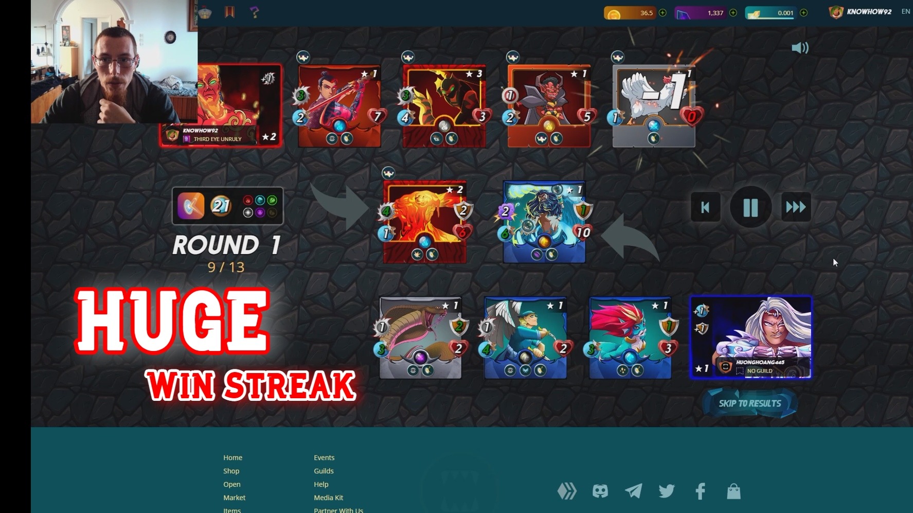 Splinterlands - 10 Wild Ranked Wins In A Row?!?