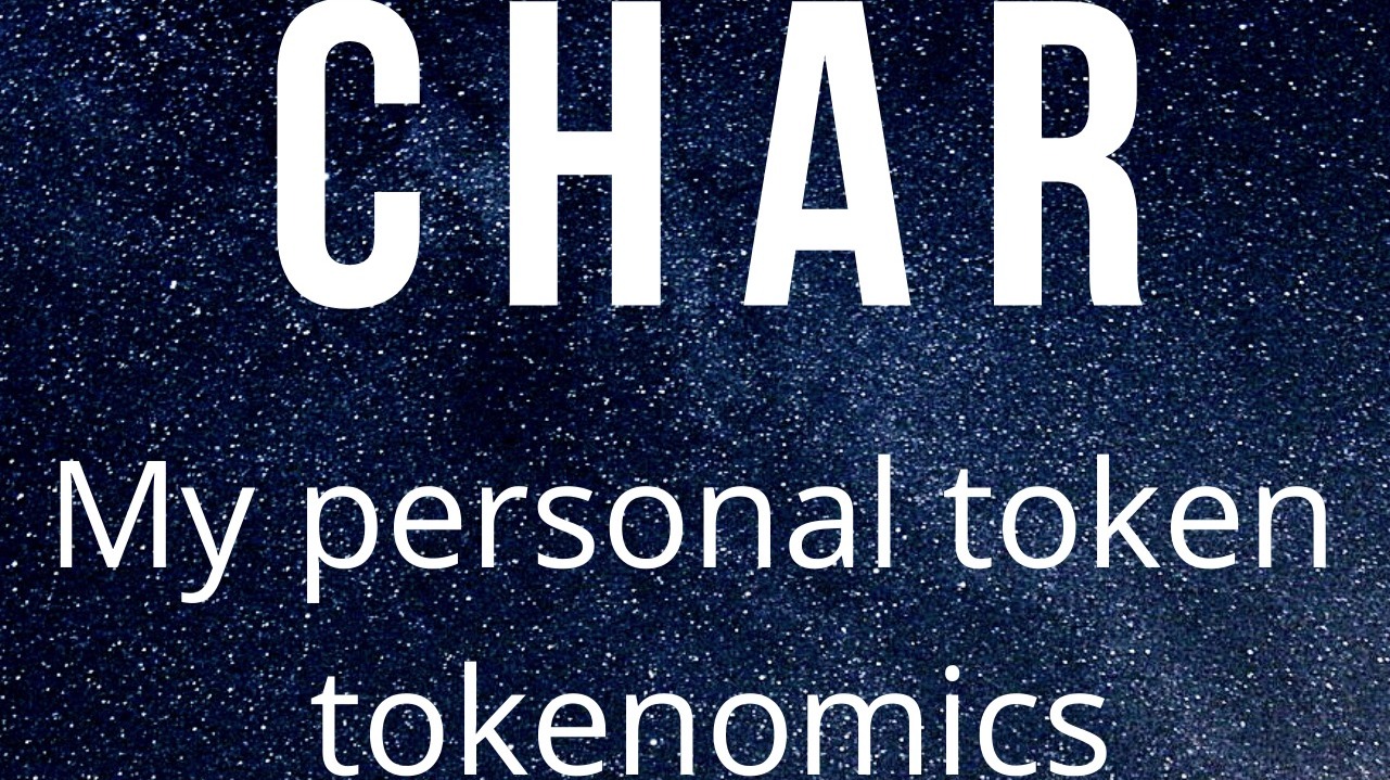 My personal token and how you can earn from it - tokenomics