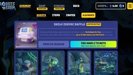 Robots Farm Airdrop Daily zkSync