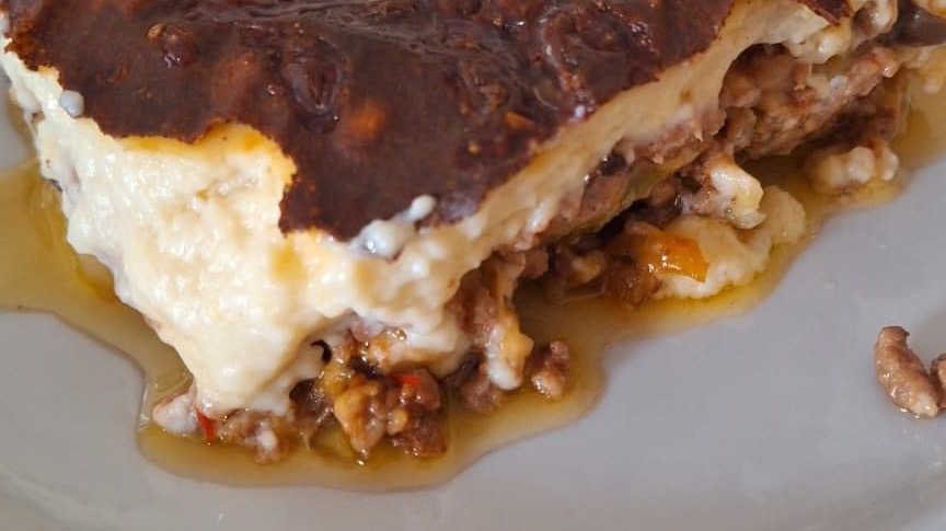 Daily meal #186 traditional Greek mousakas