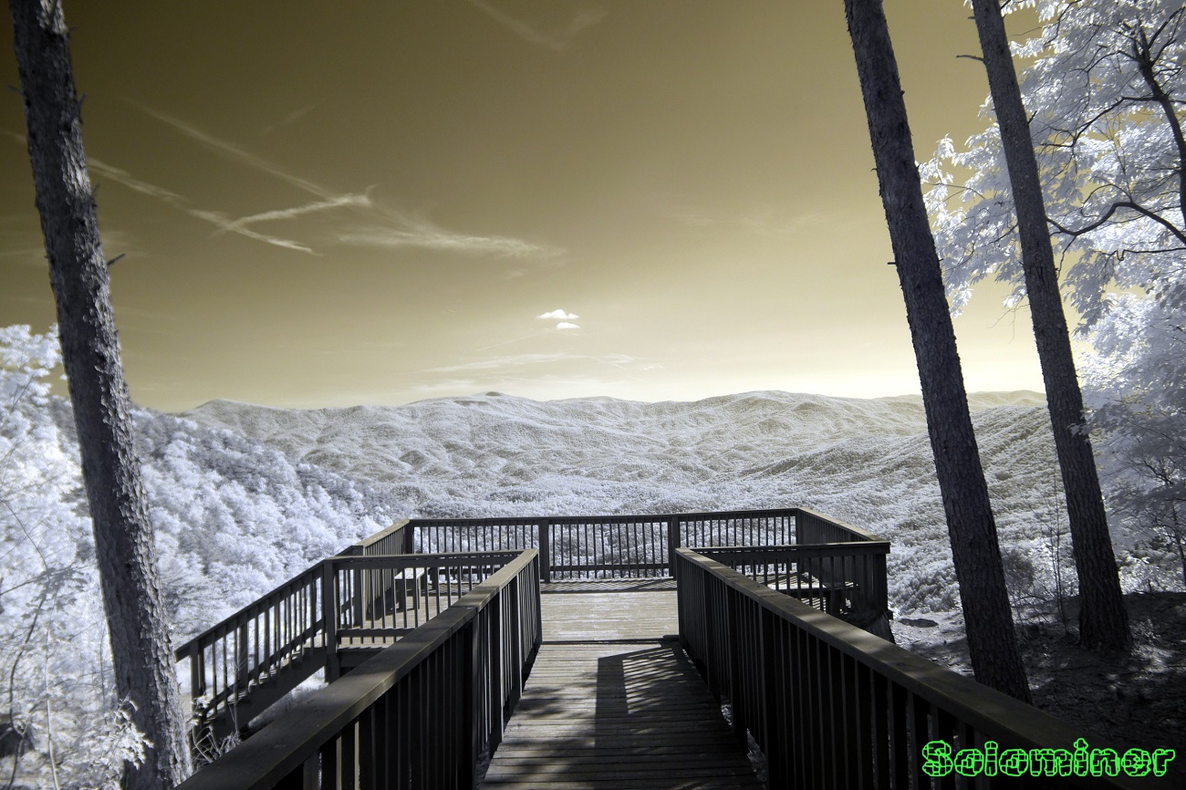 Infrared Photography - Cool Springs Overlook