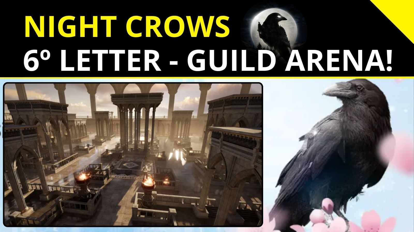 Night Crows 🌒| Sixth Crow Letter - Epic Dungeon, Guild Arena & Tokenomics!