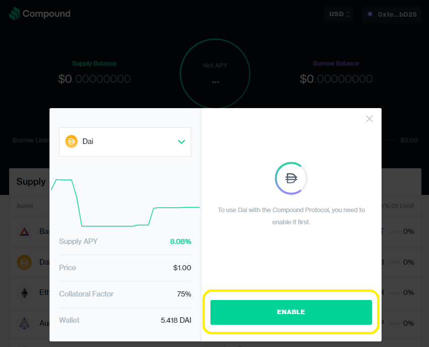 DeFi App Tutorial Compound: Earn Interest On Your Cryptocurrency