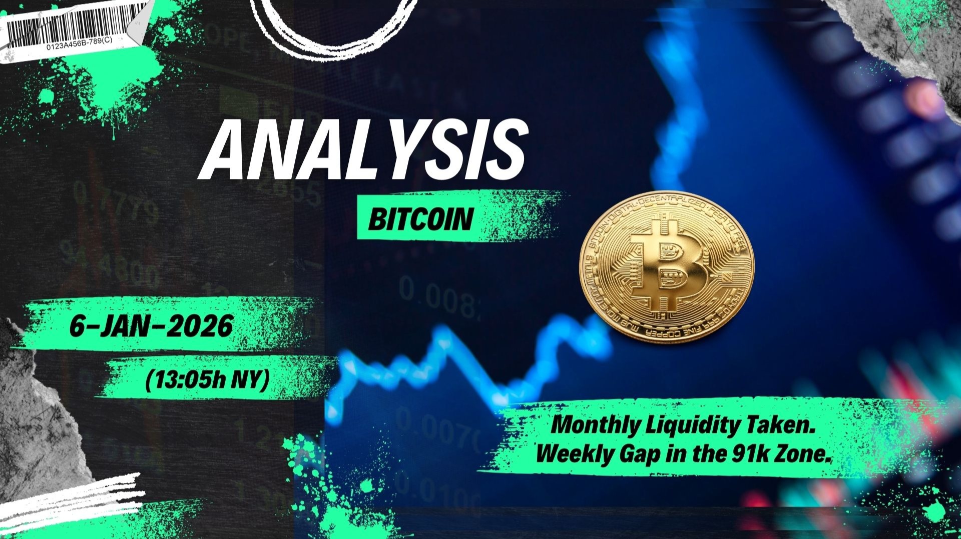 Important Bitcoin Analysis: Monthly Liquidity Taken and Weekly Gap in ...
