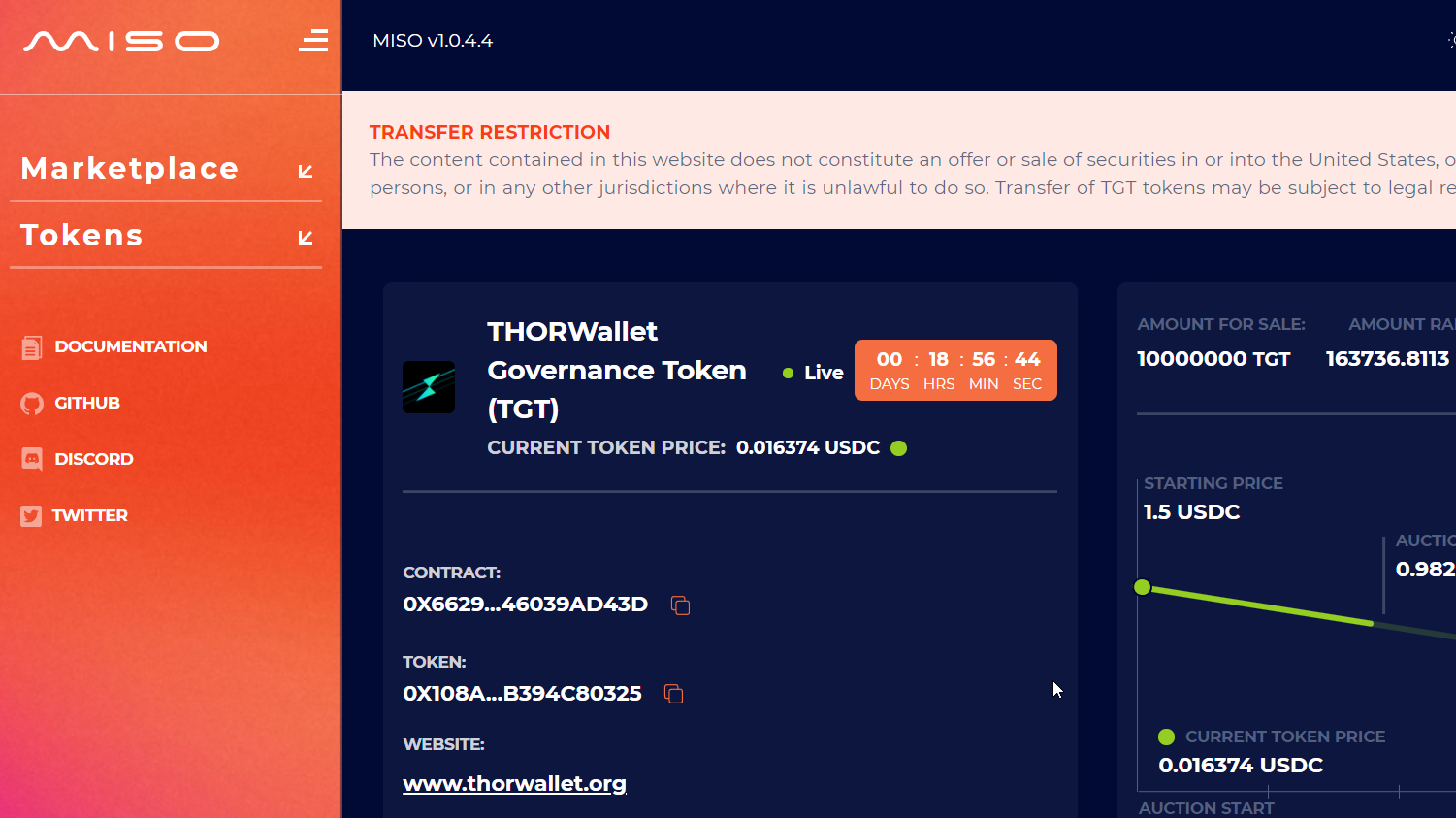 How to Participate on Miso Sushiswap for Thorwallet IDO for Phase 2