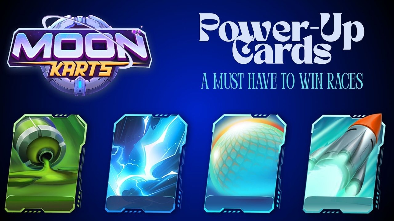 Moonkarts | Power-Up cards Makes a Real Difference when Playing Multiplayer