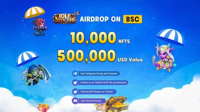 🔥 Idle Mystic 👉 The world's first 3D NFT game made by PTE Game.