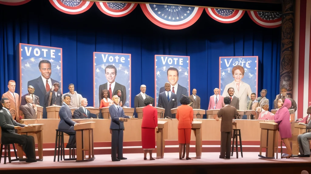 Less known political candidates in the American presidential elections
