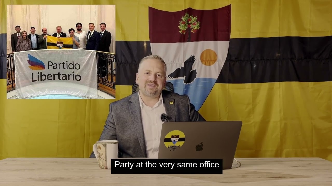 Liberland President Vit Jedlicka gives a New Year Speech for 2024