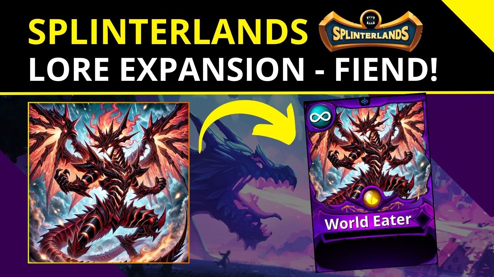 Splinterlands 🐉| Lore Expansion - Demon Dragon Fiend!