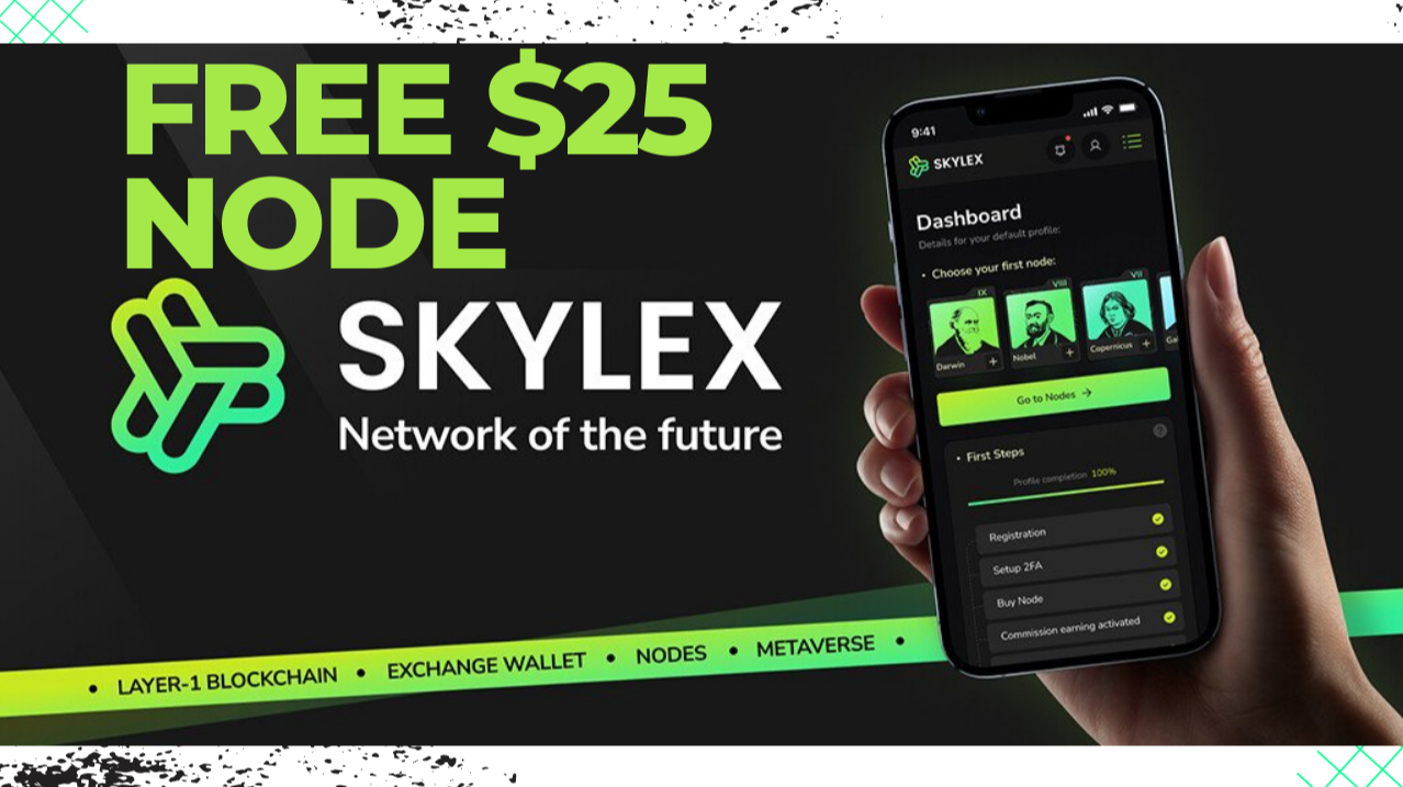 Get a FREE $25 Node on Skylex!