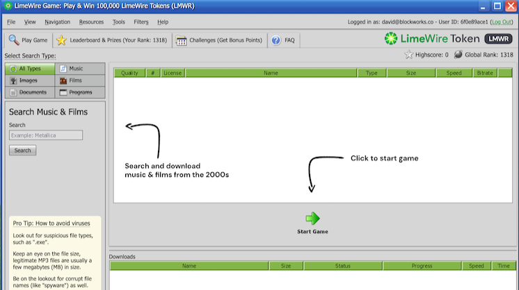 LimeWare AIRDROP campaign - Play and win 100 000 LimeWare Tokens LMWR