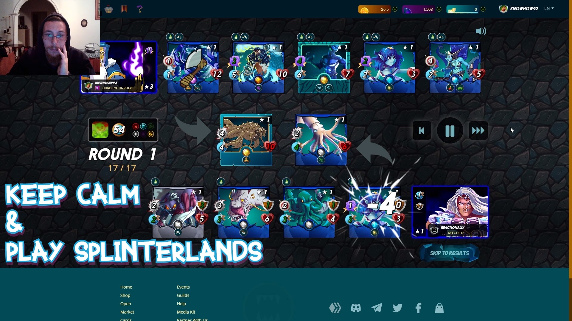 Keep Calm & Play Splinterlands (Gameplay w/ Commentary)