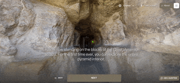 Virtually visit the Great Pyramid of Giza