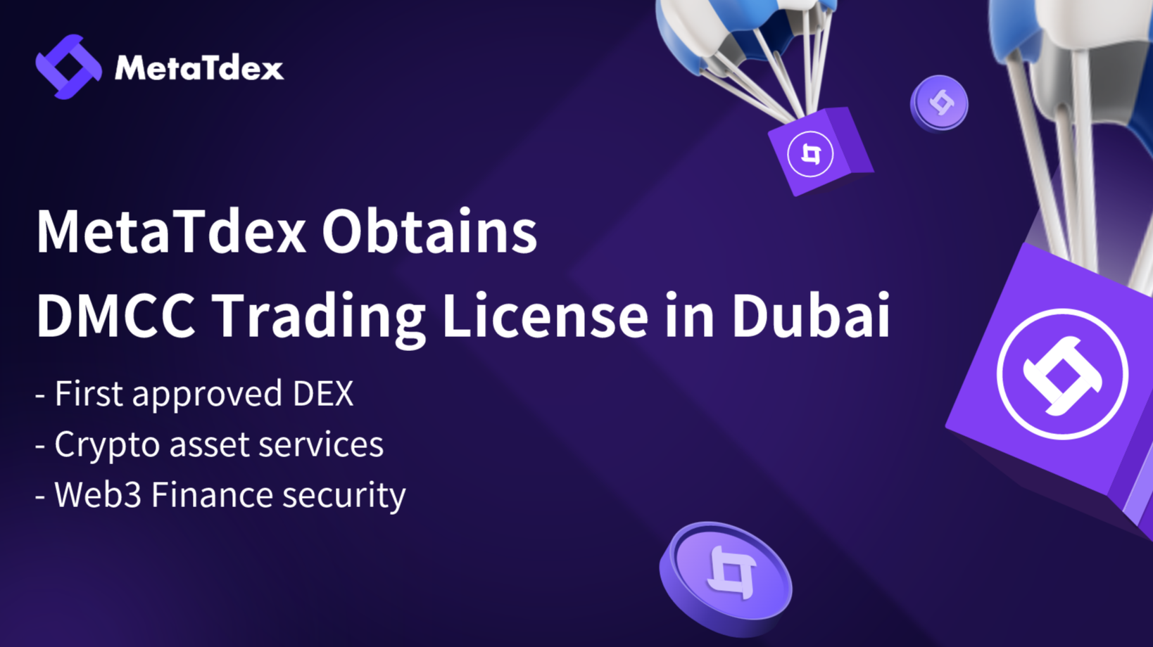 MetaTdex becomes first decentralized exchange to obtain Dubai DMCC license