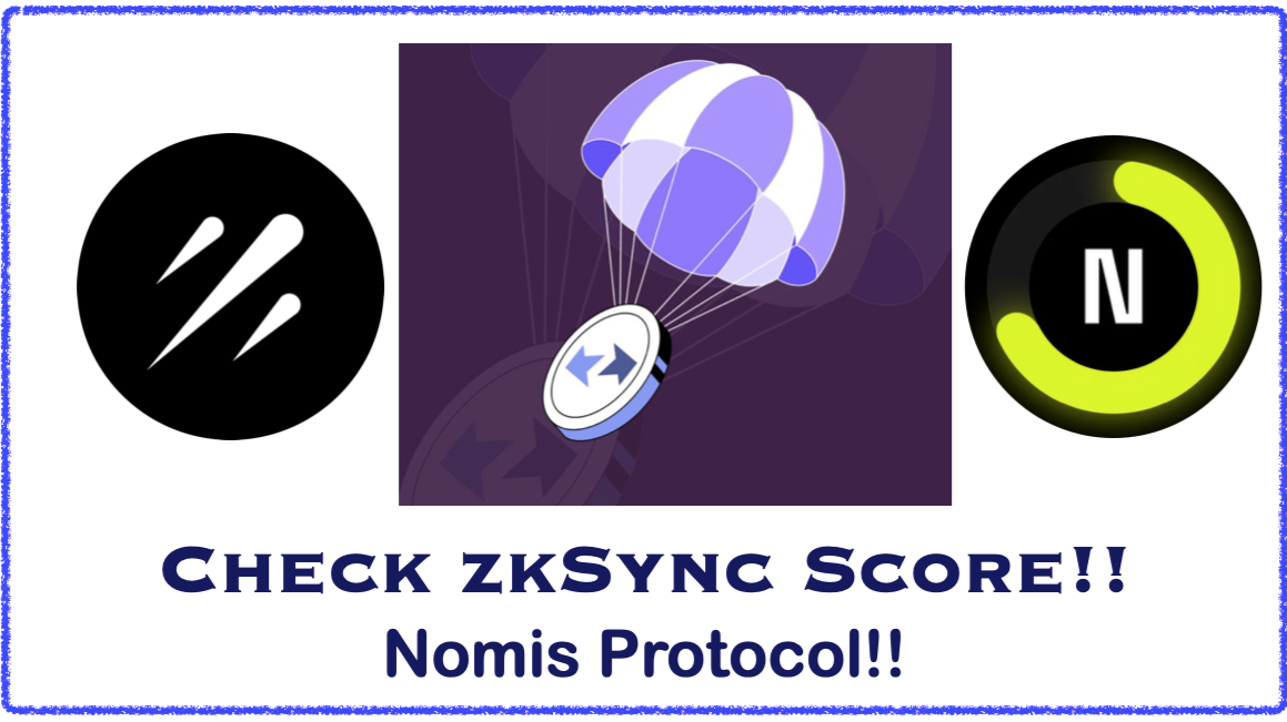 zkSync Airdrop: Check your Activity Score with Nomis!