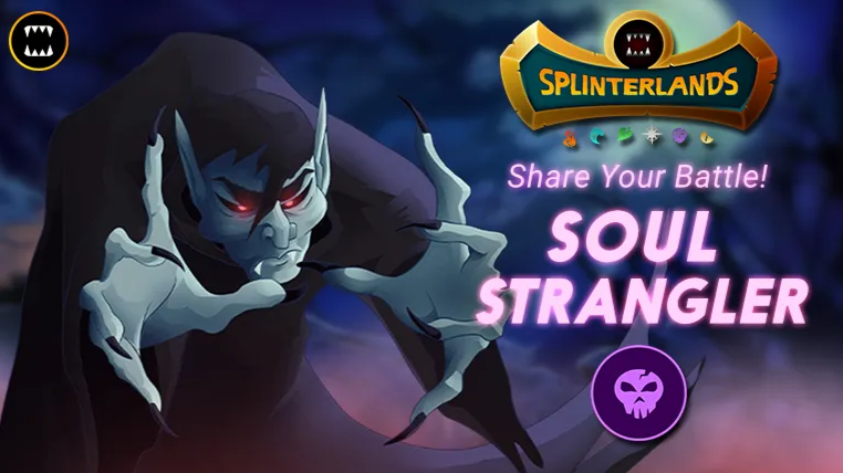 Soul Strangler, Amber Heard, Dracula and the Splinterlands Battle Challenge