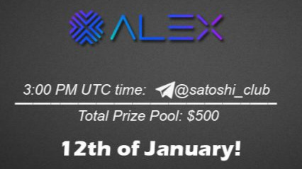 Alex x Satoshi Club AMA Recap from the 12th of January