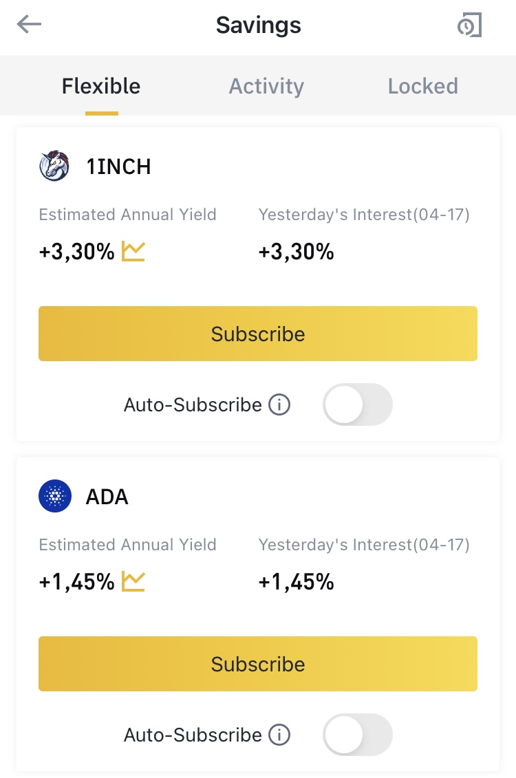 Earn on your idle assets without losing sight of them: Binance Savings ...