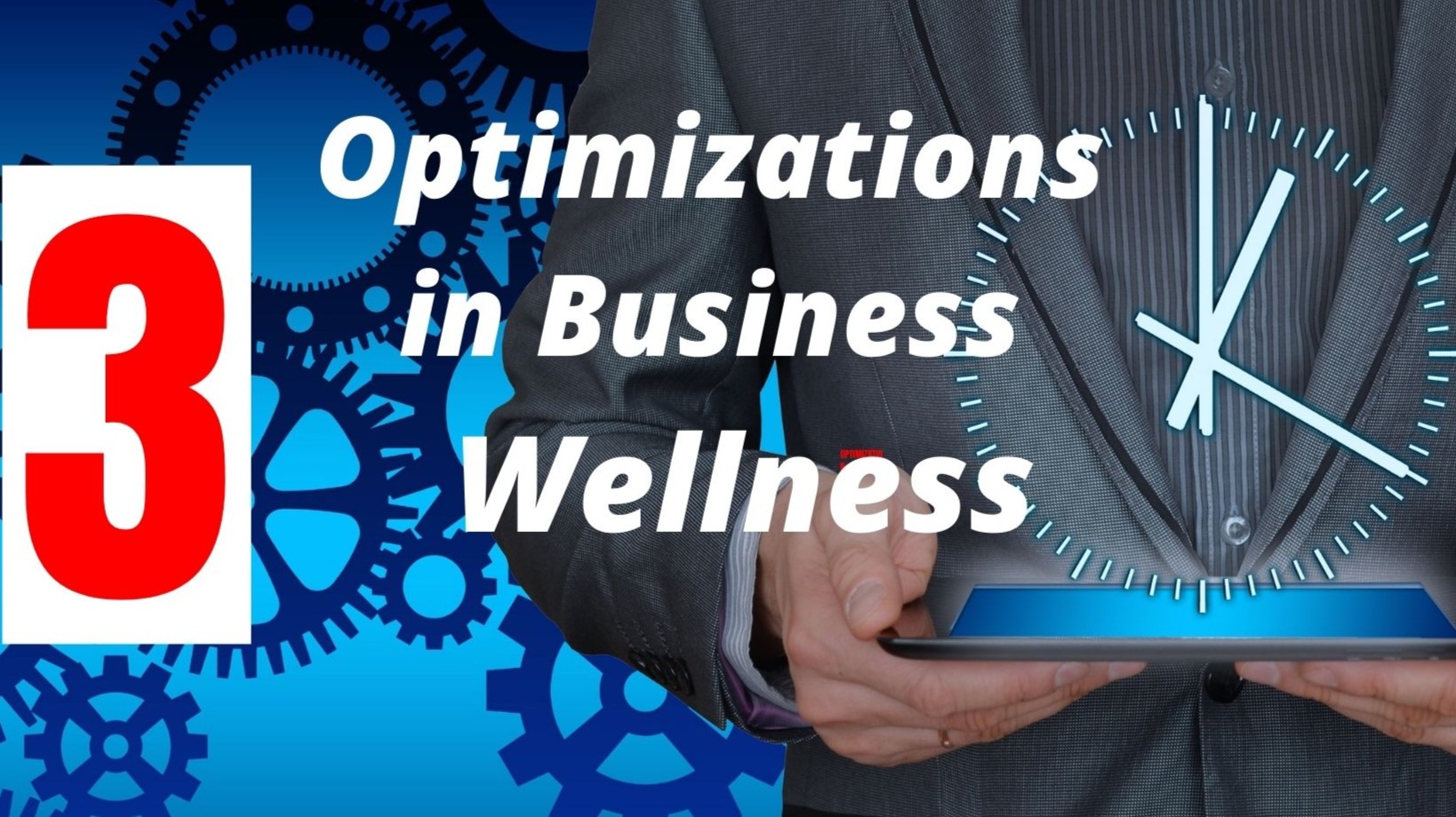 Part 2- The 3 Optimizations in Business Wellness & in Life!