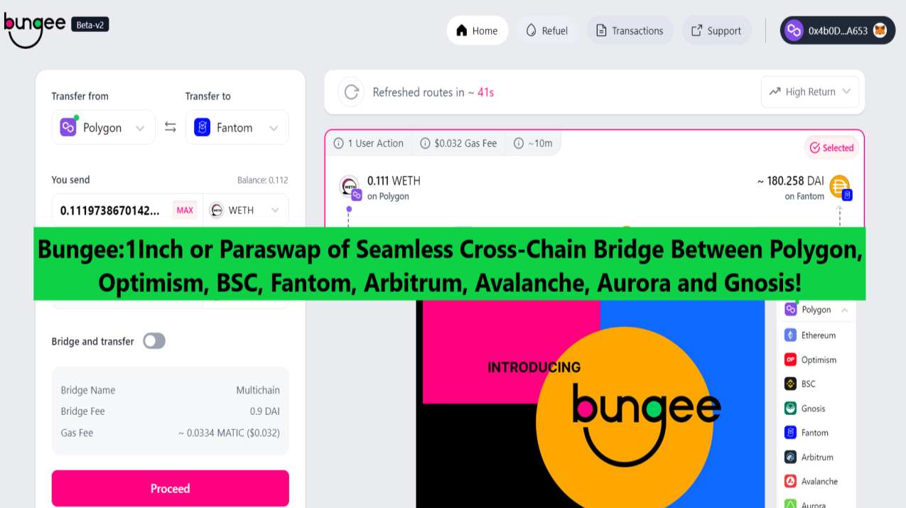 Bungee: The 1Inch or Paraswap of Seamless Cross-Chain Bridge Between ...