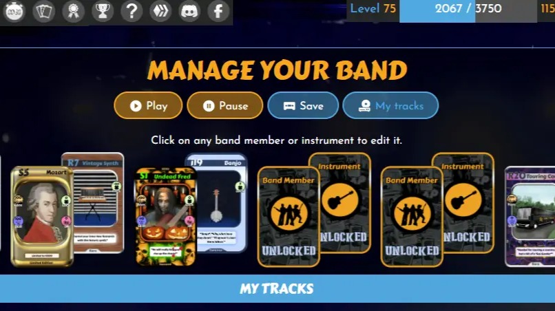 Rising Star Game - All Band Members Unlocked