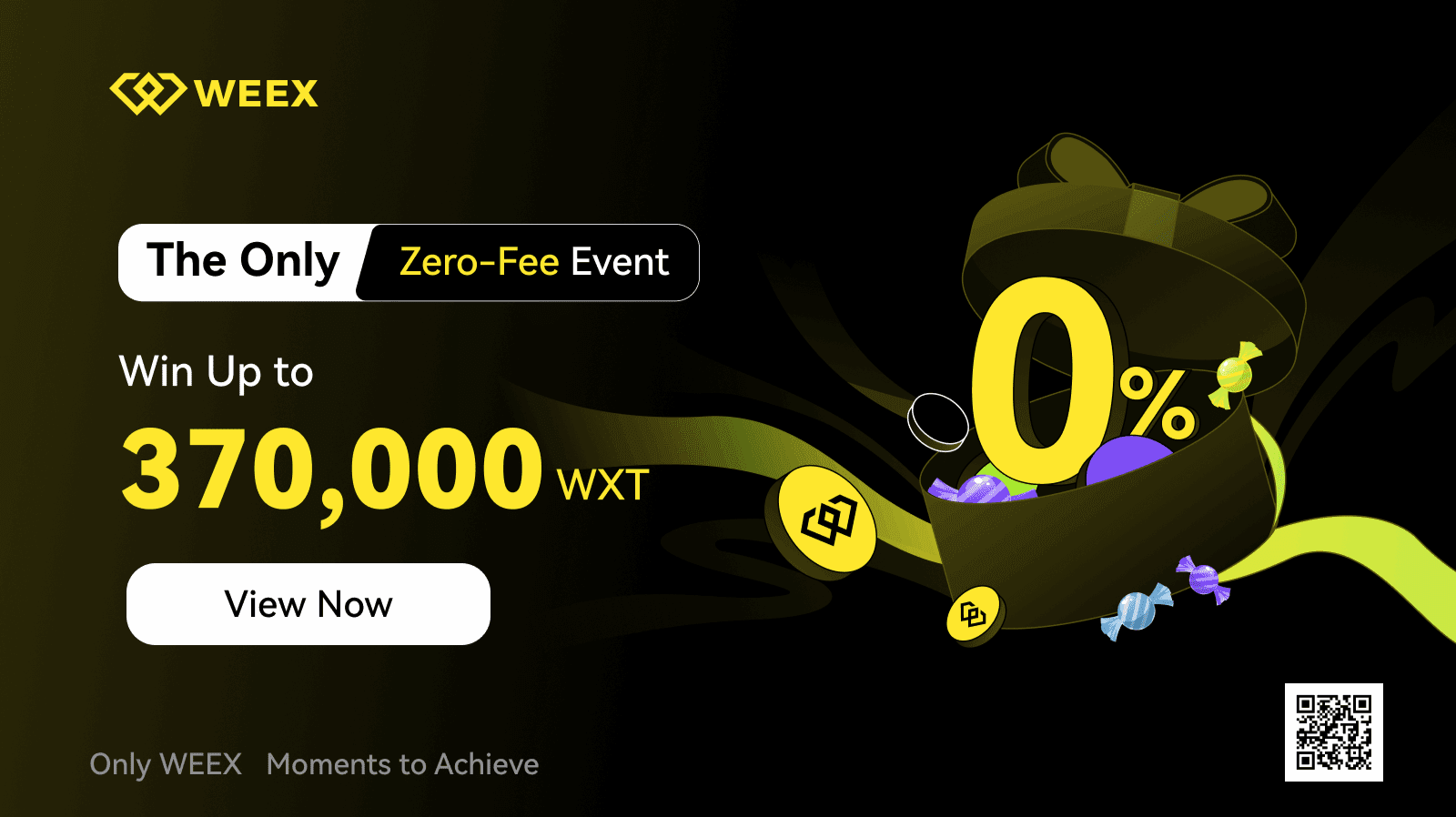 Experience 0% Fees Trading and Win Up to 370,000 WEEX WXT!