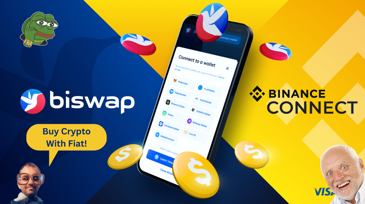 Binance Connect Integrated On Biswap DEX - Buy Crypto With Fiat