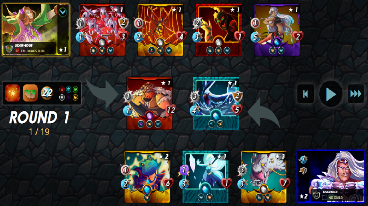 Splinterlands - Weekly Battle Challenge, Lava Spider