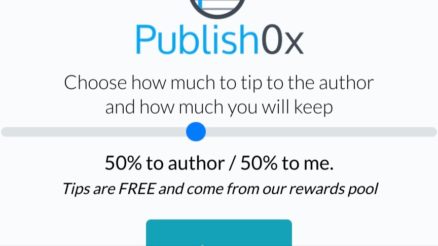 Publish0x lowers tip percentage to 10 %