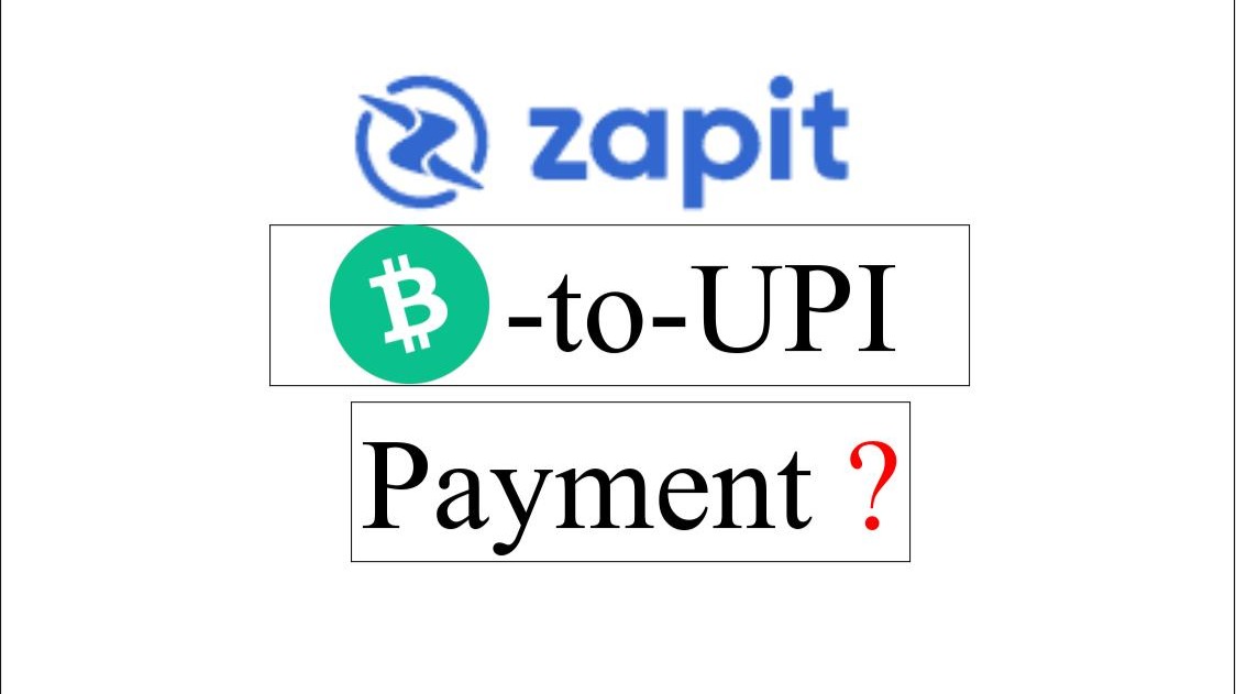 Questions on Zapit BCH-to-UPI Feature