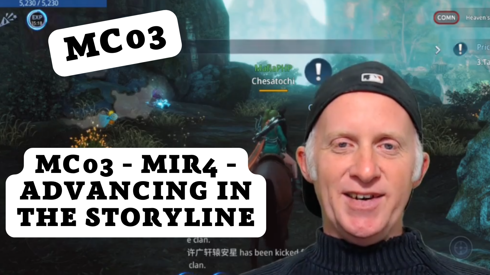 MC03 - MIR4 - Advancing in the Storyline