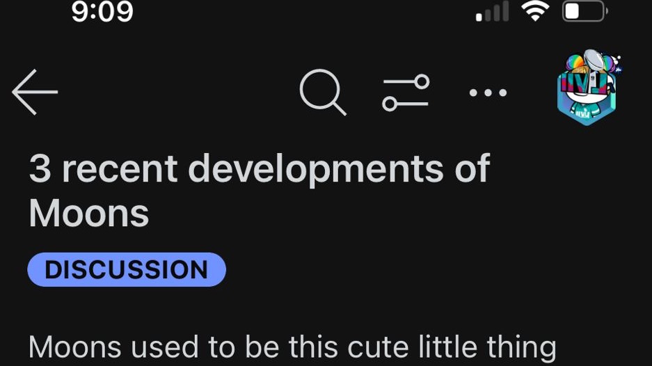 3 recent developments of Moons