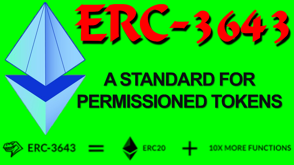 ERC-3643: Standard For Tokenizing The Real World With Ethereum.
