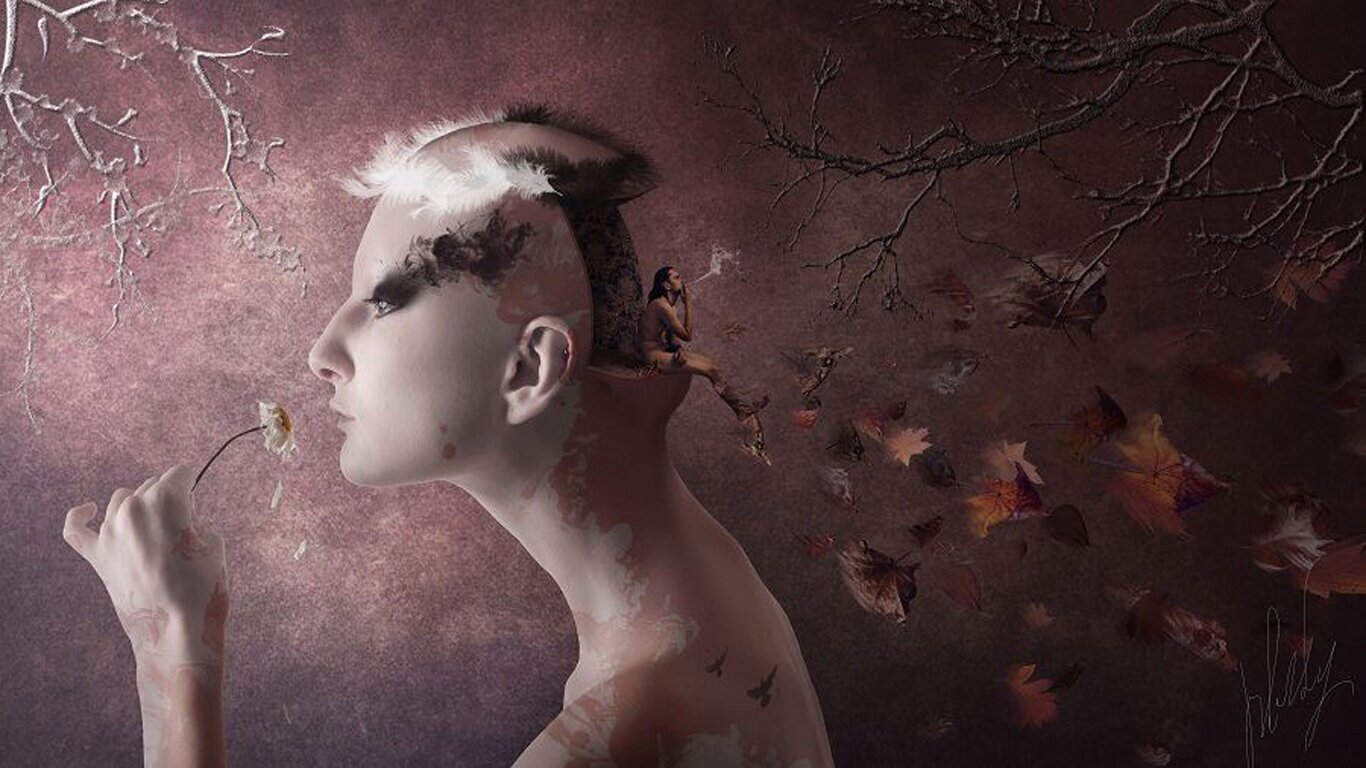 Understanding that everything around is crooked and unnatural