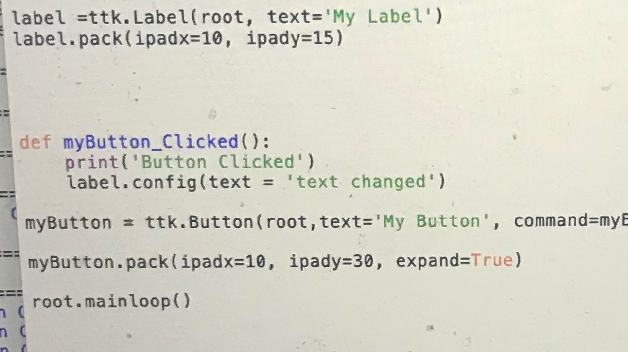 Change Label Text Python