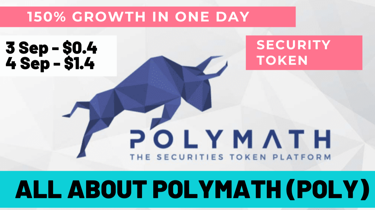 All About PolyMath (POLY) | Security Token | 150% growth in One Day
