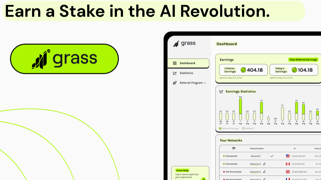 GRASS Monetize Your Unused Bandwidth and Earn Passive Income!