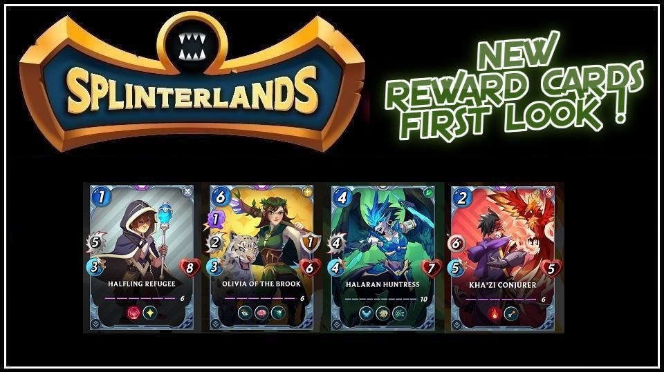 Splinterlands | New Reward Cards First Look!