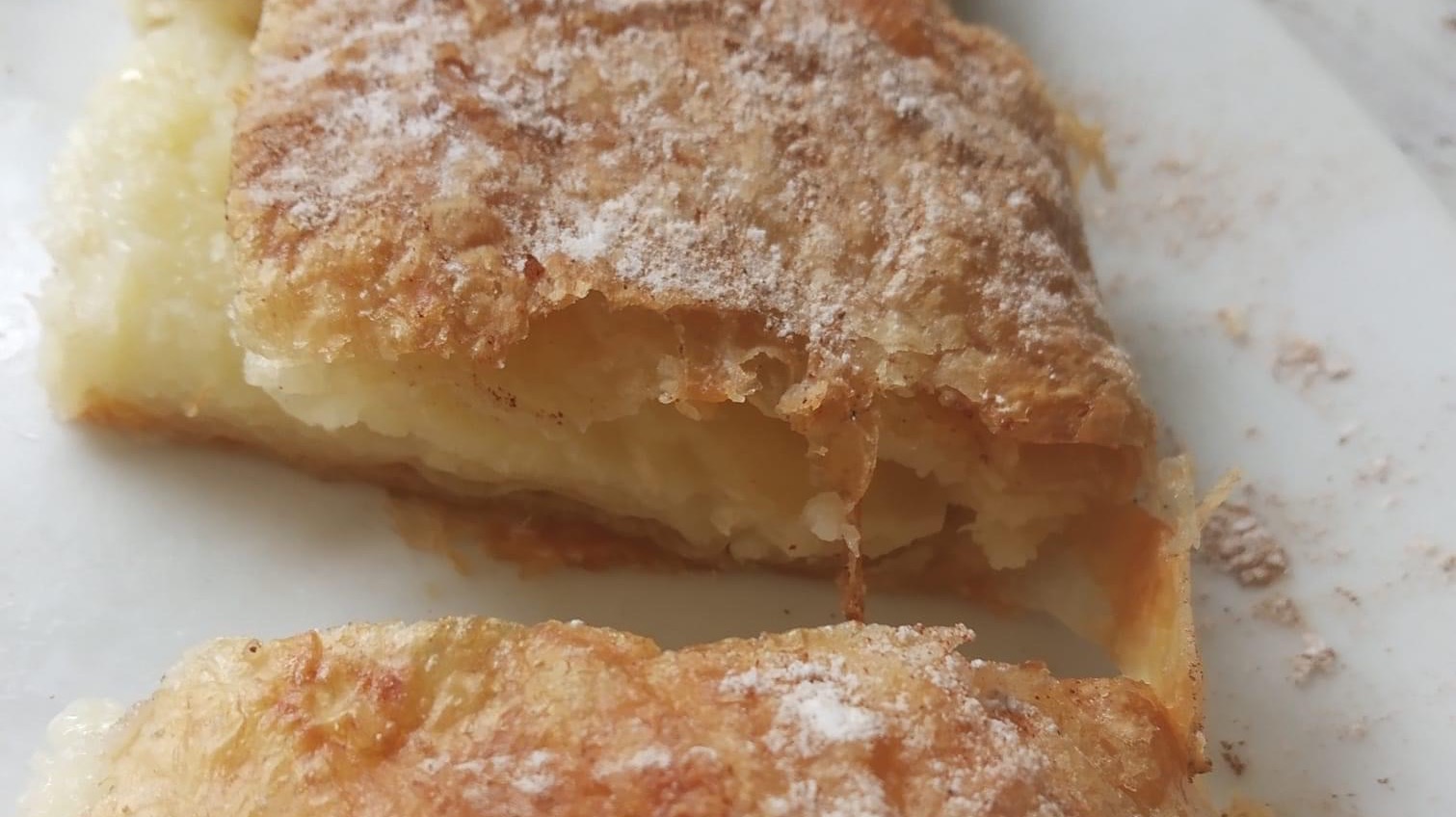 Foodbook #286 Greek traditional Bougatsa