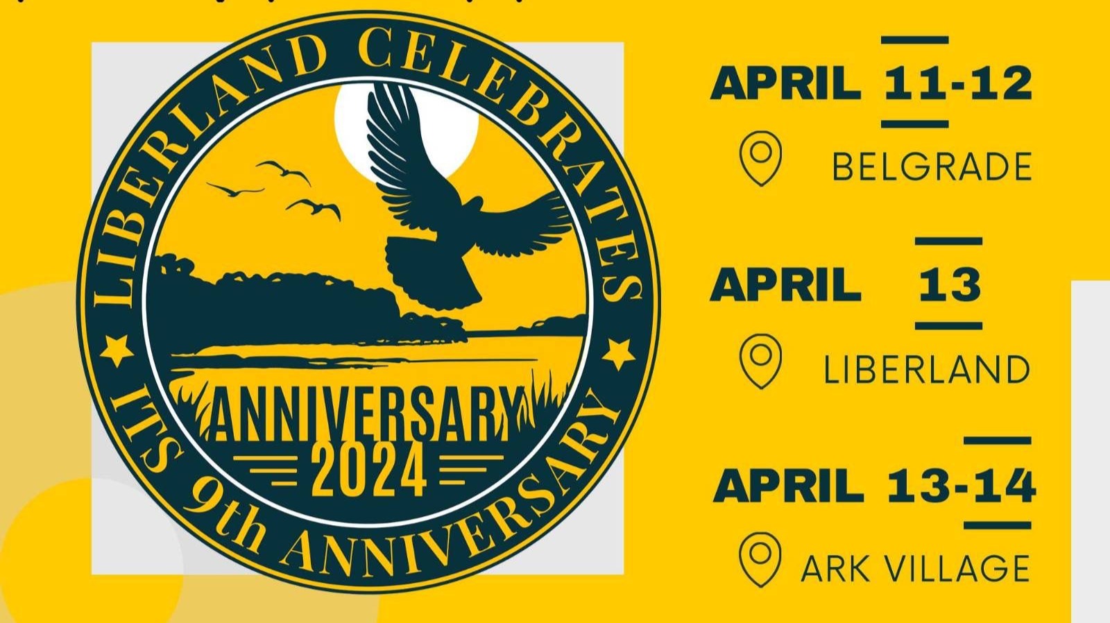 Invitation to the 9th Anniversary of Liberland - IN LIBERLAND