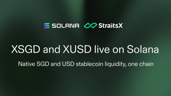 StraitsX Launched XSGD and XUSD on Solana!