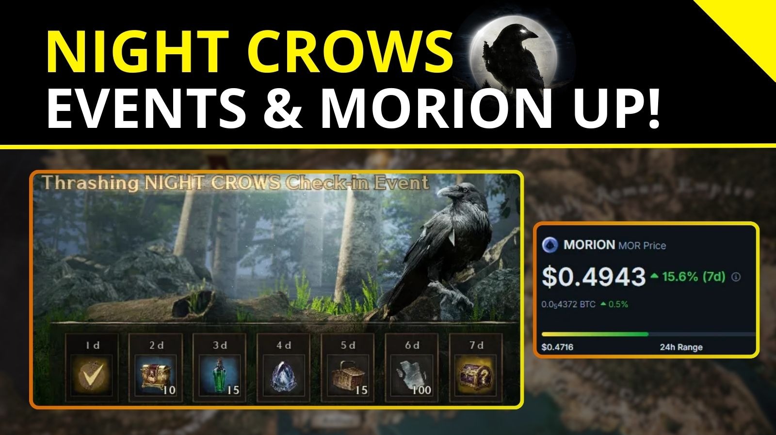 Night Crows 🌒| New Events & Morion Token UP!