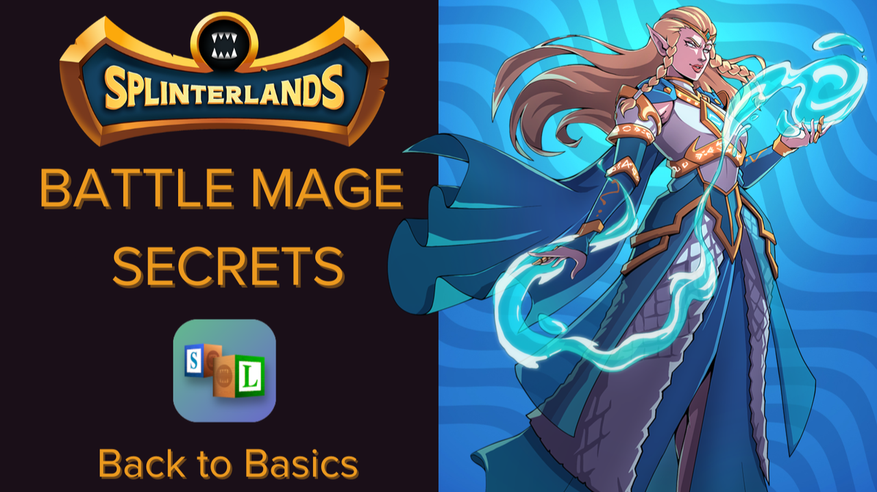 Splinterlands Weekly Challenge Battle BATTLE MAGE SECRETS! Back to Basics Ruleset