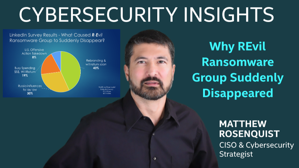 Why REvil Ransomware Group Suddenly Disappeared