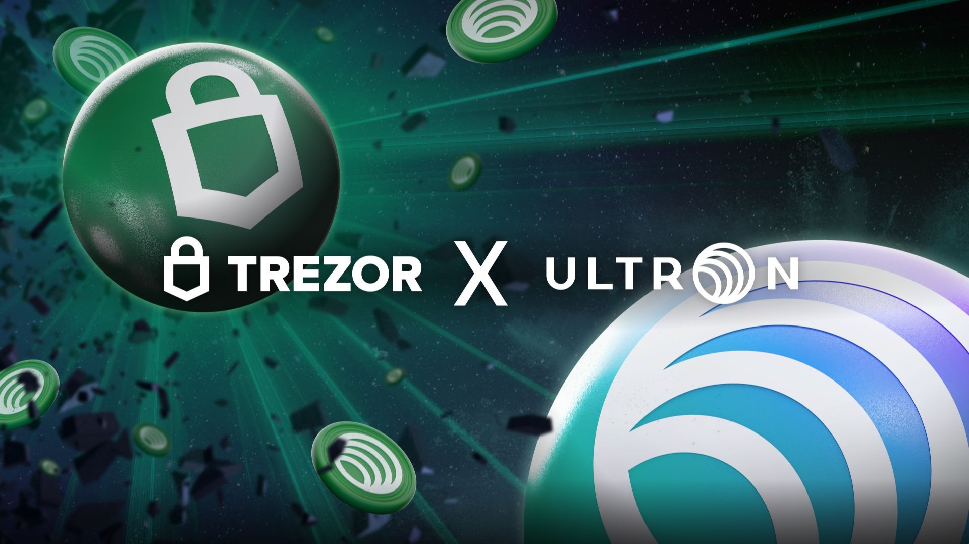 Ultron Now Supported By Top 2 Crypto Hardware Wallet Trezor