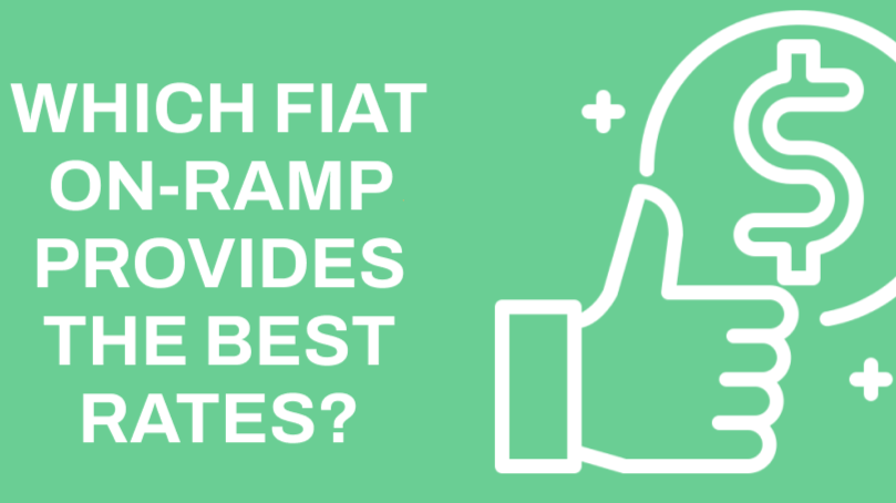 Which fiat on-ramp provides the best rates?